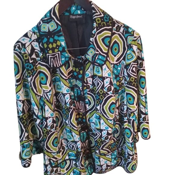 Maggie Barnes | Jackets & Coats | Euc Maggie Barnes Plus Size Short ...